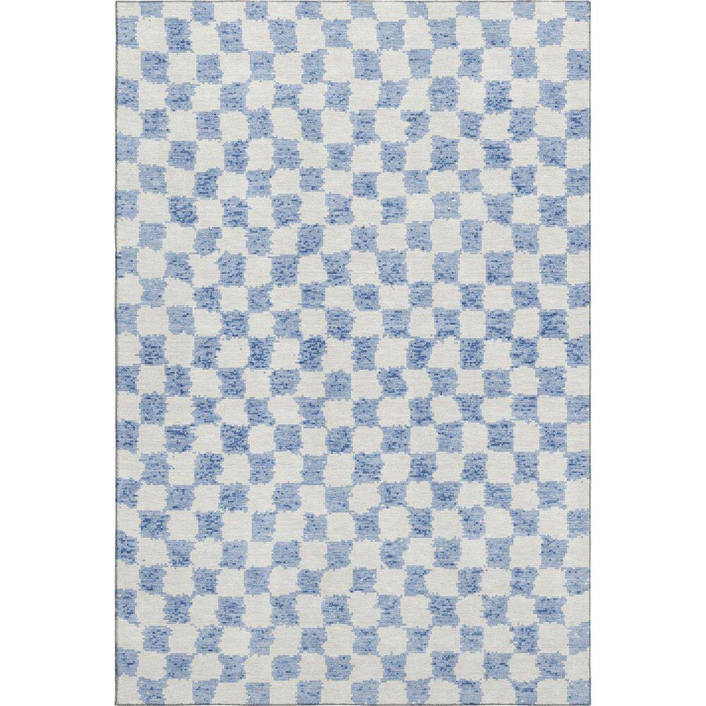 Addison Rugs Mayfield Premium Machine Washable Abstract AMF1958 Sky 8 ...