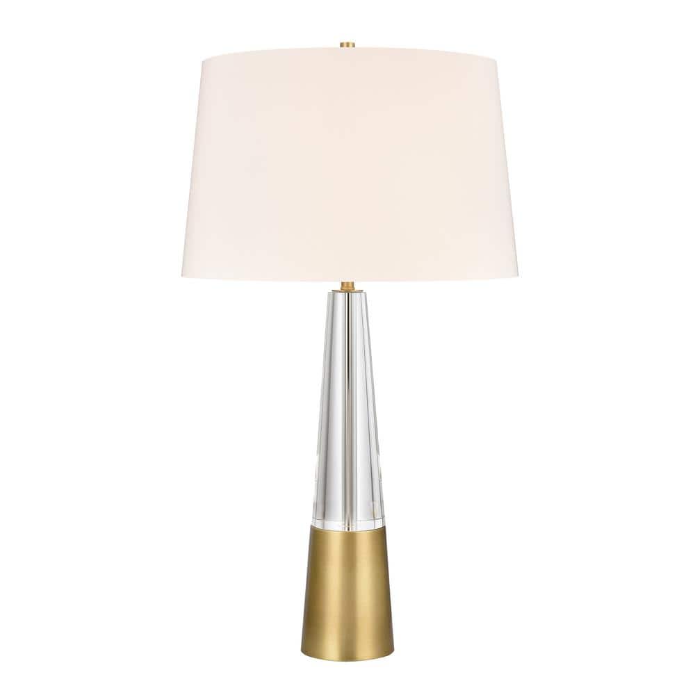 Titan Lighting Montreat 31 in. Clear Table Lamp HD-230222083 - The Home ...
