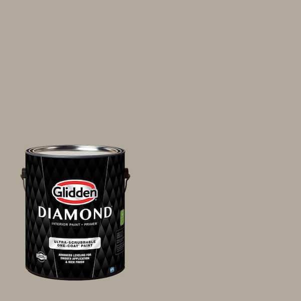 Glidden Diamond 1 gal. #PPG1025-4 Sharkskin Satin Interior Paint with ...