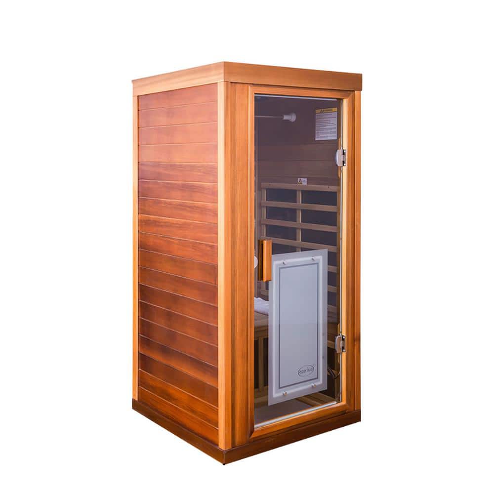 Boosicavelly 1-Person Sauna with LCD Display, Touch Control, Bluetooth ...