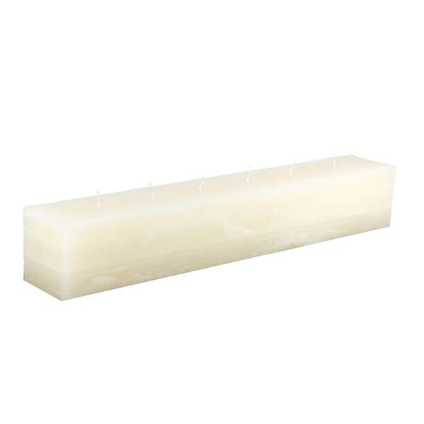 Vance Kitira 22.75 in. White Layered Brick Decorative Candle CR522CCI ...