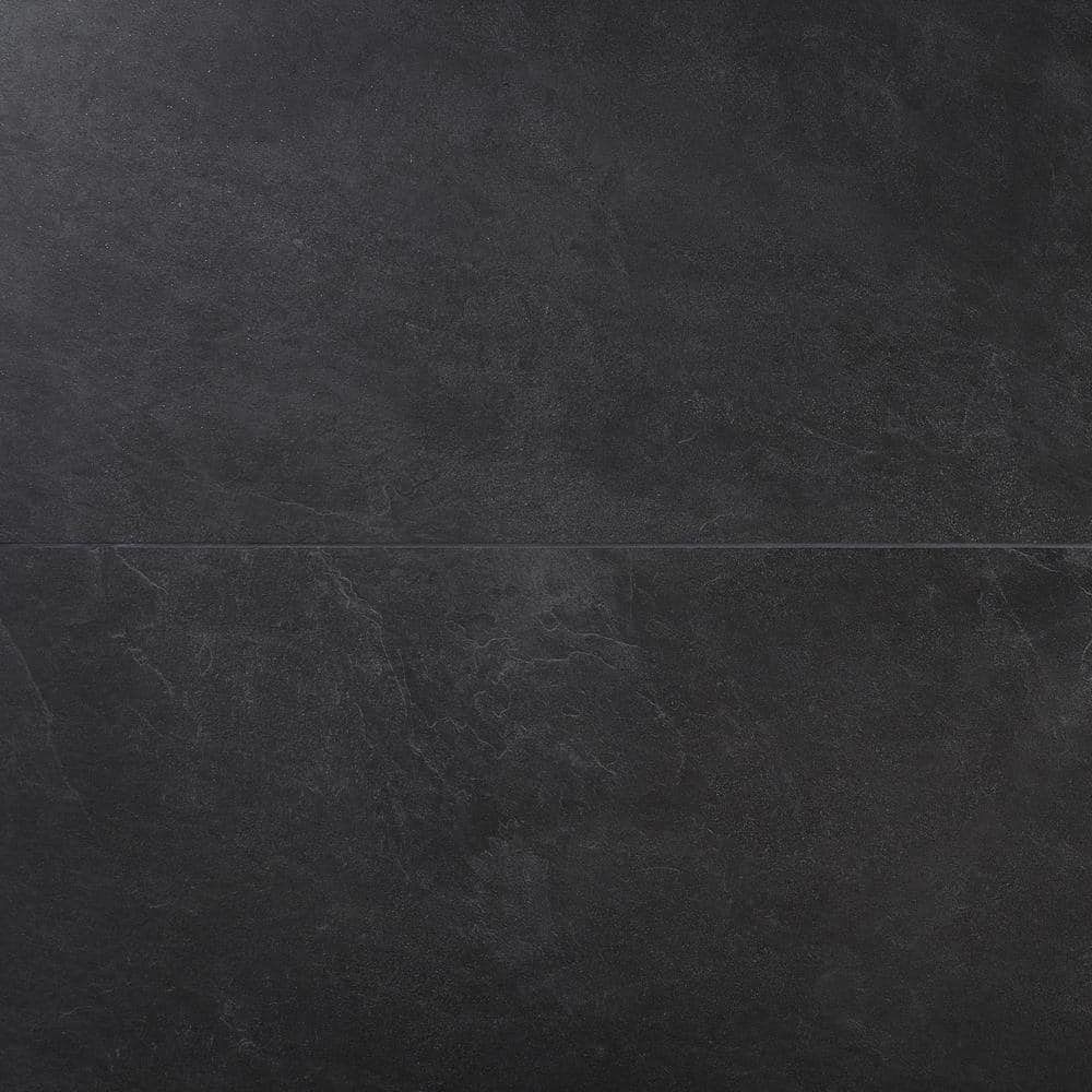 Ivy Hill Tile Monolith Charcoal Black 23.62 in. x 47.24 in. Matte ...