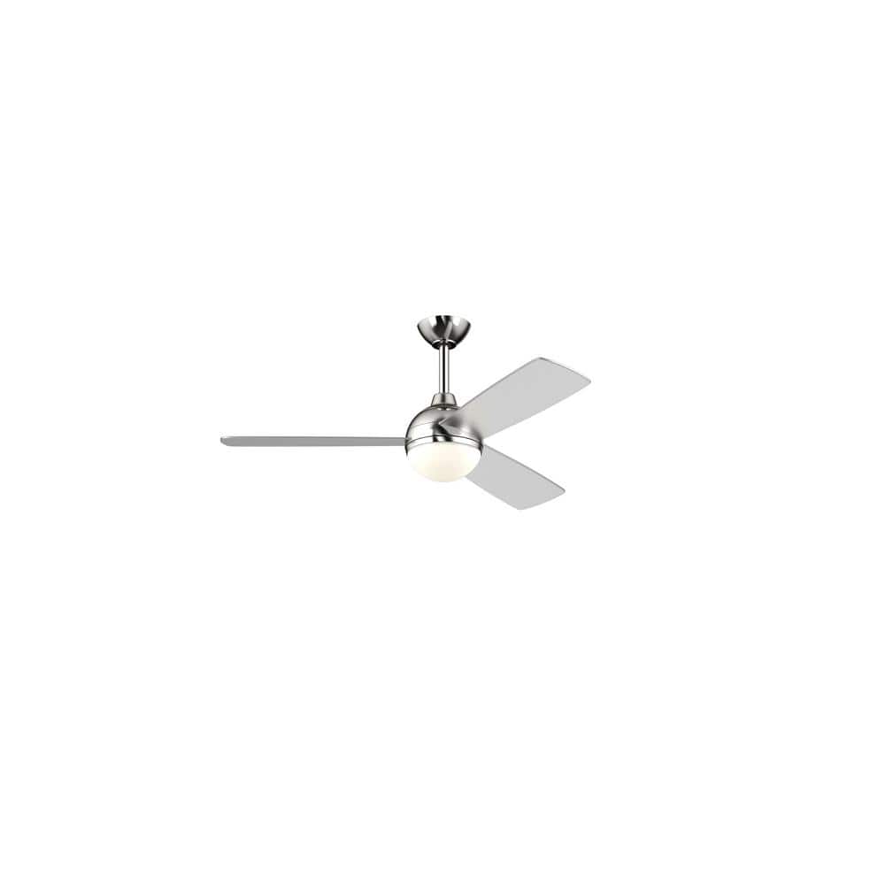 Hampton Bay Blaketon 46 in. Indoor/Outdoor Brushed Nickel Modern ...