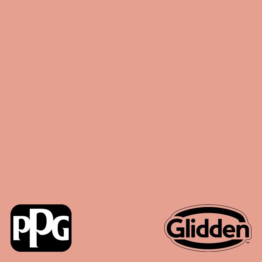 Glidden 8 oz. PPG1191-4 Coral Blush Satin Interior Paint Sample PPG1191 ...