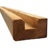 1-3/8 in. x 3-3/8 in. x 8 ft. Redwood Grooved Fence Rail 21789-08 - The ...