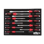 Wiha Extra Heavy-Duty SoftFinish Cushion Grip Screwdriver Tray Set (10-Piece) 53180 - The Home Depot