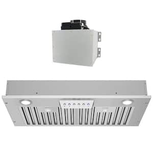 AWOCO Super Quiet 36 in. 800 CFM Ducted Split Insert Range Hood in ...
