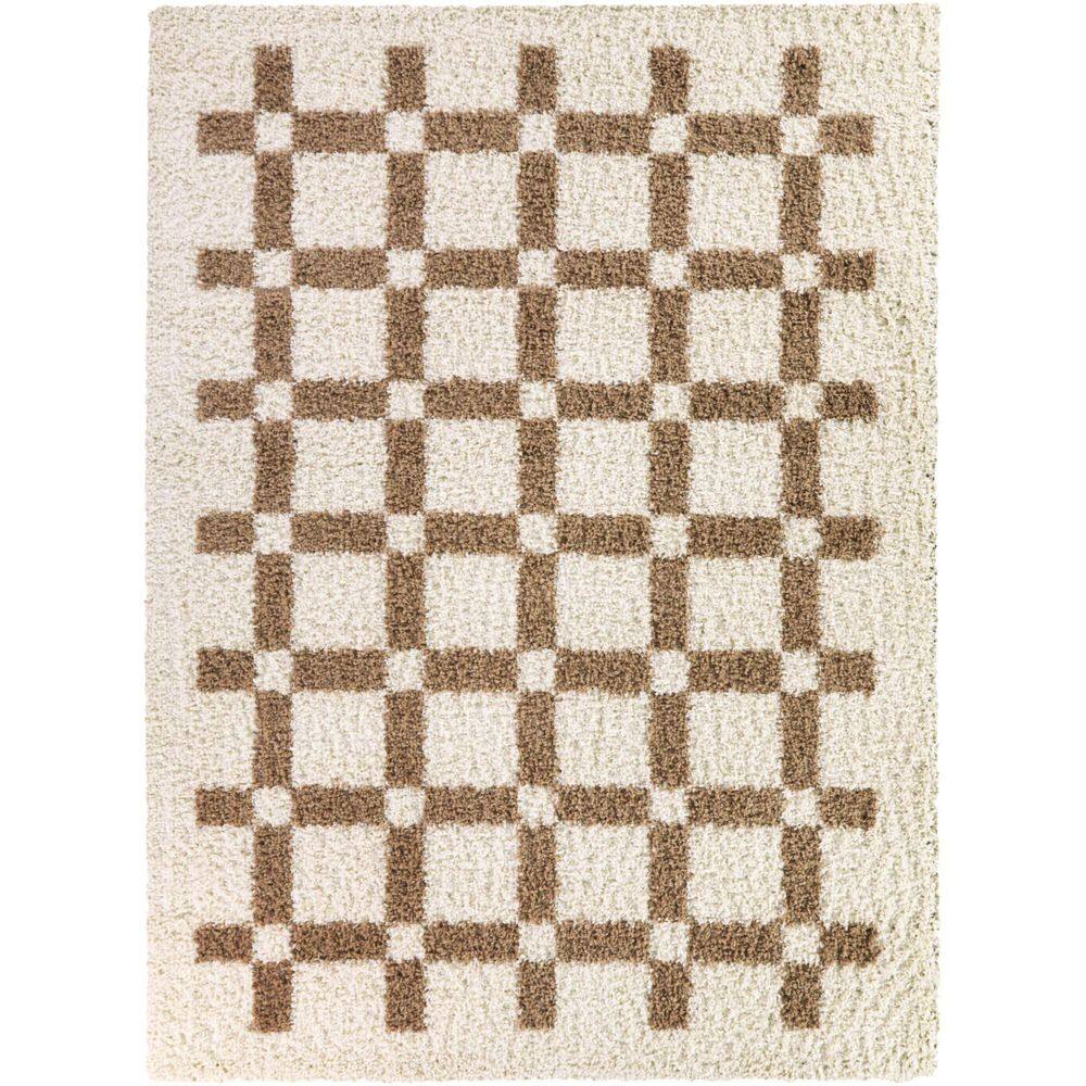 Stewart Tan 5 ft. 3 in. x 7 ft. Trellis Area Rug 51538261.160213.8 ...