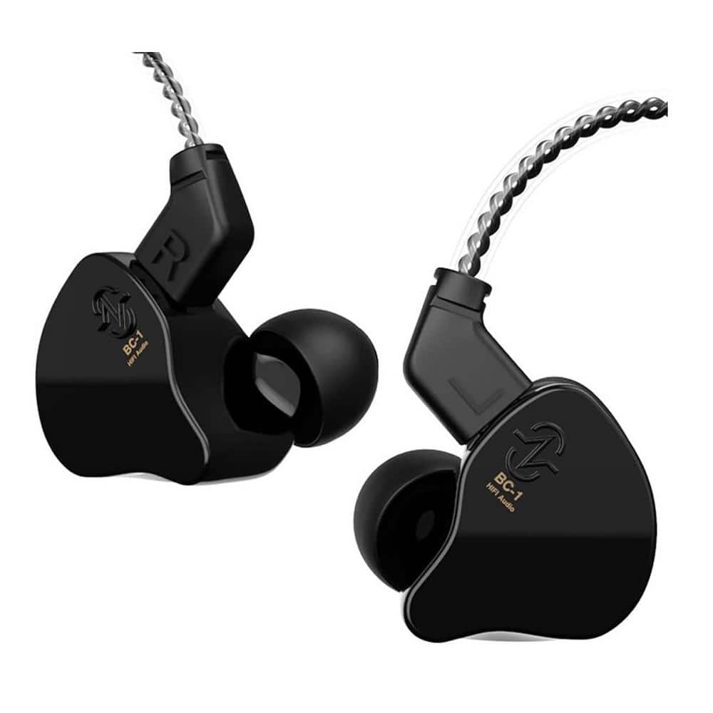 Lukyamzn Dark Black Wired Gaming Earbuds and In-Ear with Microphone ...