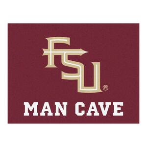 FANMATS Florida State University Red Man Cave 2 ft. x 3 ft. Area Rug ...