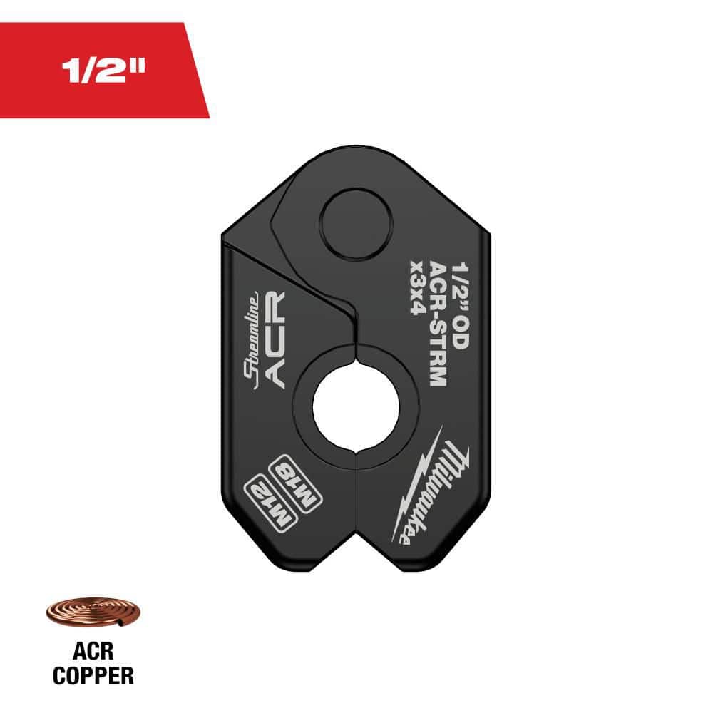 Milwaukee 1/2 in. Streamline ACR Pivoting Press Ring 49-16-2653MX - The ...