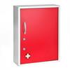 Vivacomfort 16 in. W x 21 in. H Dual Lock Red Surface Mount Medicine ...