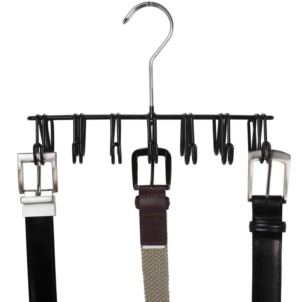 Home Basics Black Steel Shirt Hangers CH41155 - The Home Depot