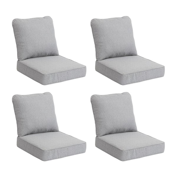 Hampton Bay 24 in. W x 24 in. D CushionGuard Deep Seat Universal ...