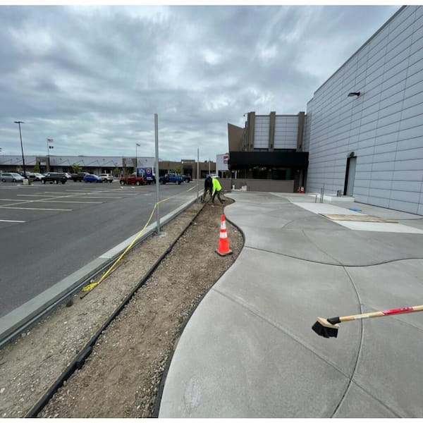 BestPLUS 1 in. x 5 in. x 50 ft. Gray Coiled Plastic CONform Concrete ...