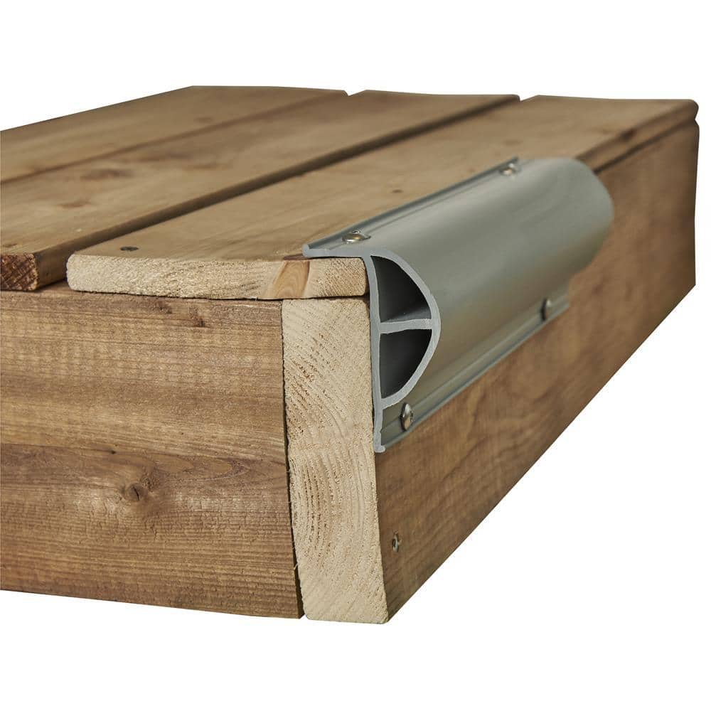 Dock Edge 3in. x 8in. x 24 ft. Heavy "p" Profile, Grey DE1202F - The ...