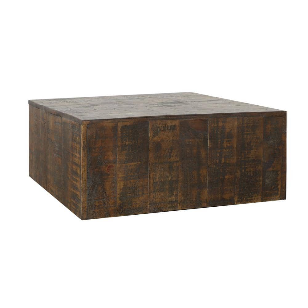 Picket House Furnishings Waller 38 in. W Tobacco Square Wood Coffee ...