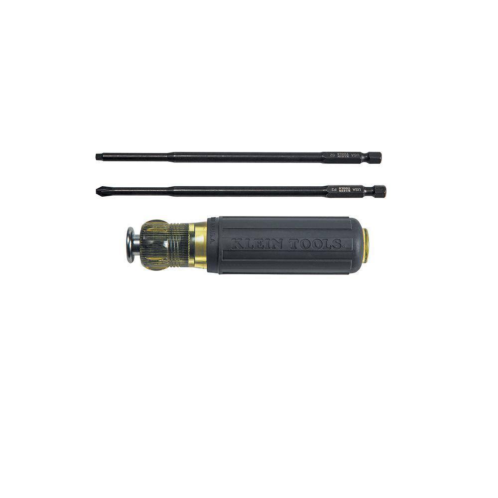 Klein Tools Switch Drive Handle with #2 Phillips and #2 Square Drivers ...