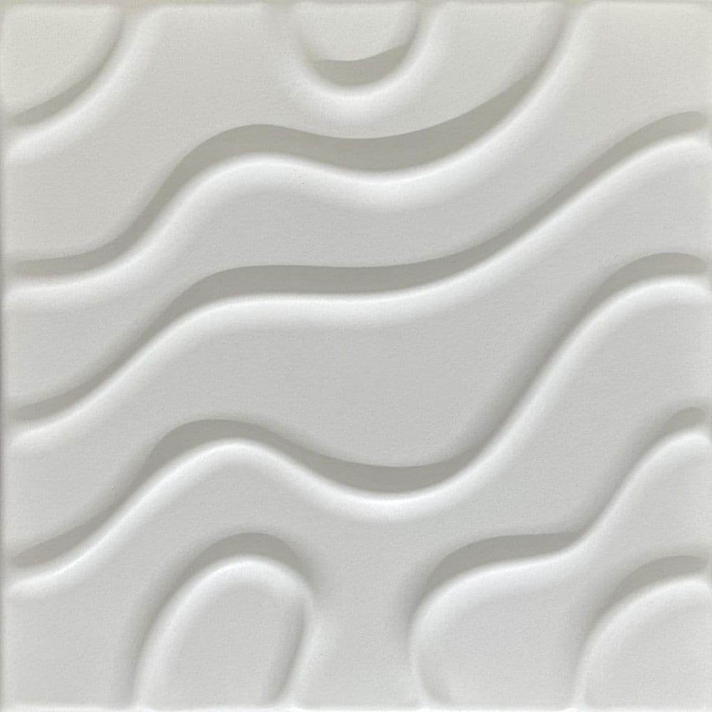 A La Maison Ceilings Modern Art White Heron 1.6 ft. x 1.6 ft ...