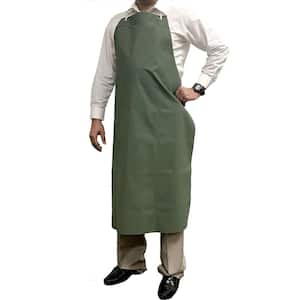 BISON LIFE Waterproof and Oilproof Vinyl Bib Apron with Adjustable Neck ...