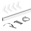 Screen Tight 5/16 in. x 48 in. White Window Screen Accessory Frame Kit ...