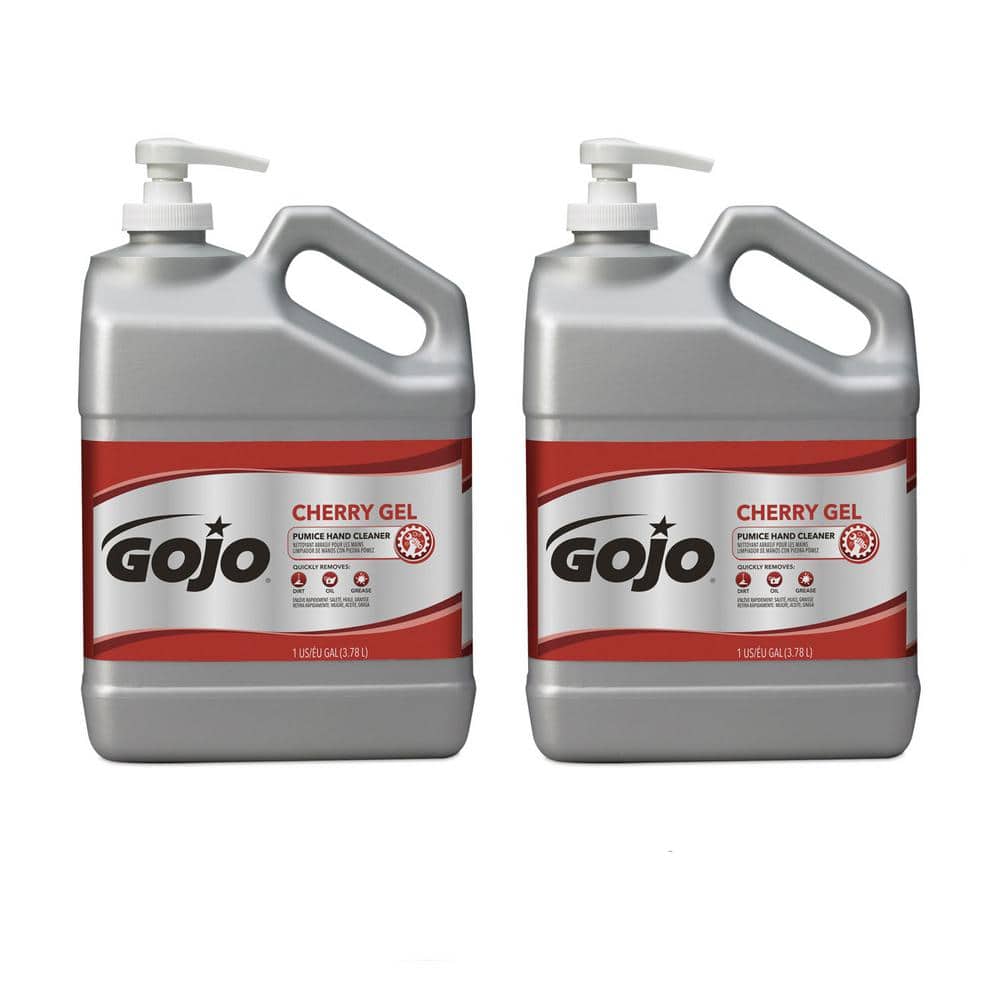 GoJo 1 Gal. Cherry Scent Gel Pumice Hand Soap, Bottle, 2/Carton ...