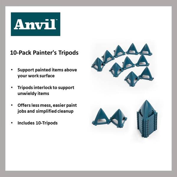 Anvil 10-Pack Painter's Tripods 91086 - The Home Depot