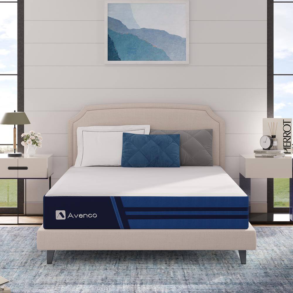 Avenco Comfort Full Medium 8 in. Hybrid Mattress, Cooling and Pressure ...