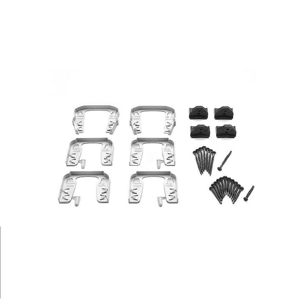 Trex Transcend Classic White Mounting Hardware Kit (Use with Horizontal ...