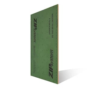 7/16 in. x 4 ft. x 8 ft. Water Resistant Barrier LP WeatherLogic ...