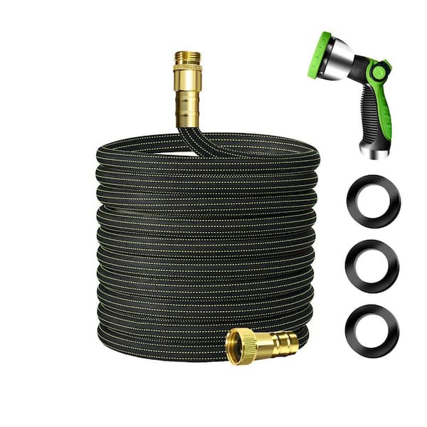 Misopily 304 Metal 3/8 x 3 ft. Heavy-Duty Garden Hose Flexible ...