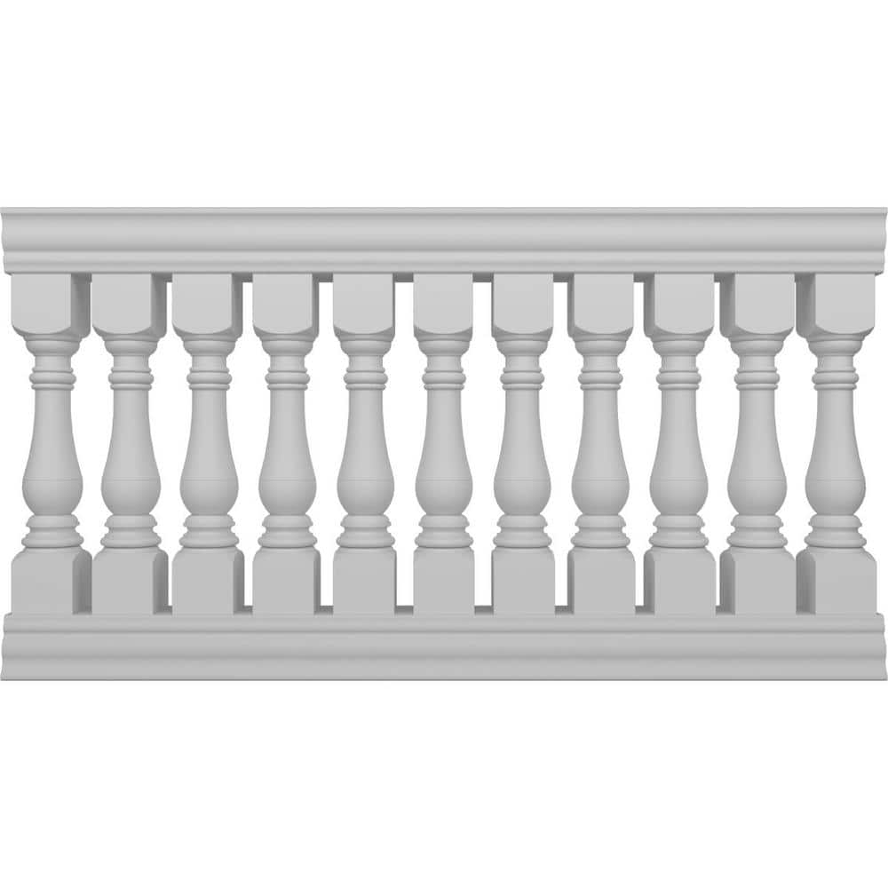 Ekena Millwork Fiberthane Bradford Balustrade 72 in. L x 42 in. H ...