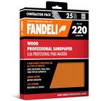 Fandeli 9 in. x 11 in. 100 Grit Coarse Premium Aluminum Oxide Sandpaper ...