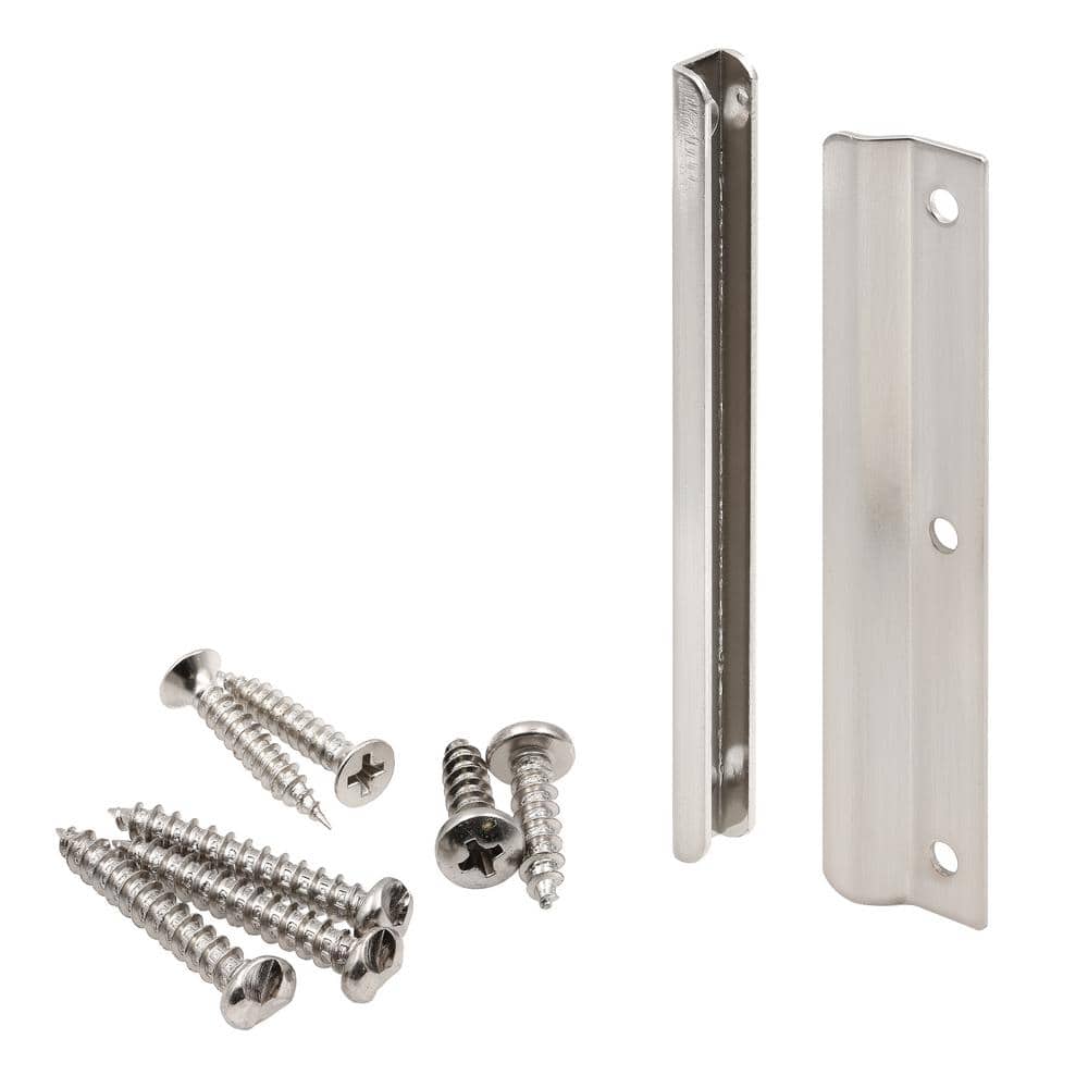 Prime-Line Latch Shield Guard, In-Swing, 6 in. Height with Fasteners ...