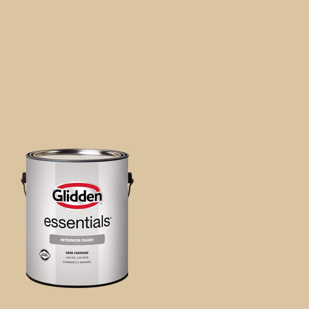 Glidden Essentials 1 gal. PPG1094-3 Birch Beige Semi-Gloss Interior ...