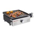 Flame King RV Mounted BBQ Gas Side Mount Portable Propane Grill in ...