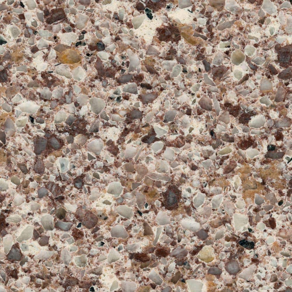 LG Hausys Viatera 2 in. Quartz Countertop Sample in Santiago LG-T005-VT ...