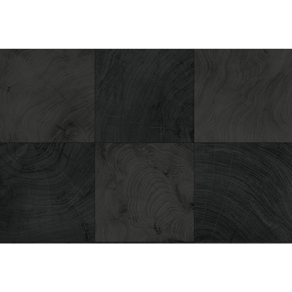 Seabrook Designs 60.75 sq. ft. Ash Kemi Embossed Vinyl Unpasted ...