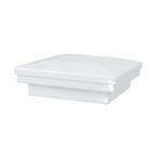 Fortress Accents 3.5 in. x 3.5 in. White Aluminum Deck Post Base Cover ...