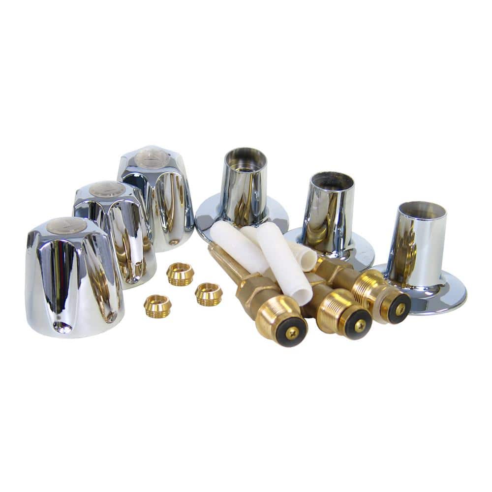Everbilt 3-Handle Shower Valve Repair Kit for Price/Pfister Tub/Shower ...