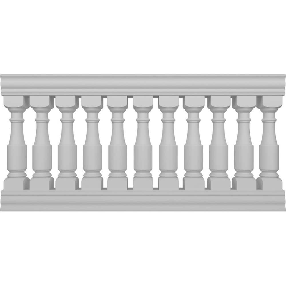Ekena Millwork Fiberthane Hamilton Balustrade 72 in. L x 38 in. H ...