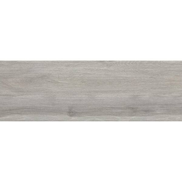 EMSER TILE Albero Foresta 7.95 in. x 23.7 in. Matte Wood Look Ceramic ...