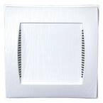 Novik 7.25 in. x 7.19 in. White Polypropylene Plumbing/Hose Mounting ...