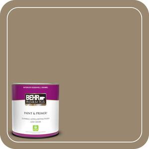 BEHR PREMIUM PLUS 1 gal. #710D-5 Mississippi Mud Satin Enamel Exterior ...