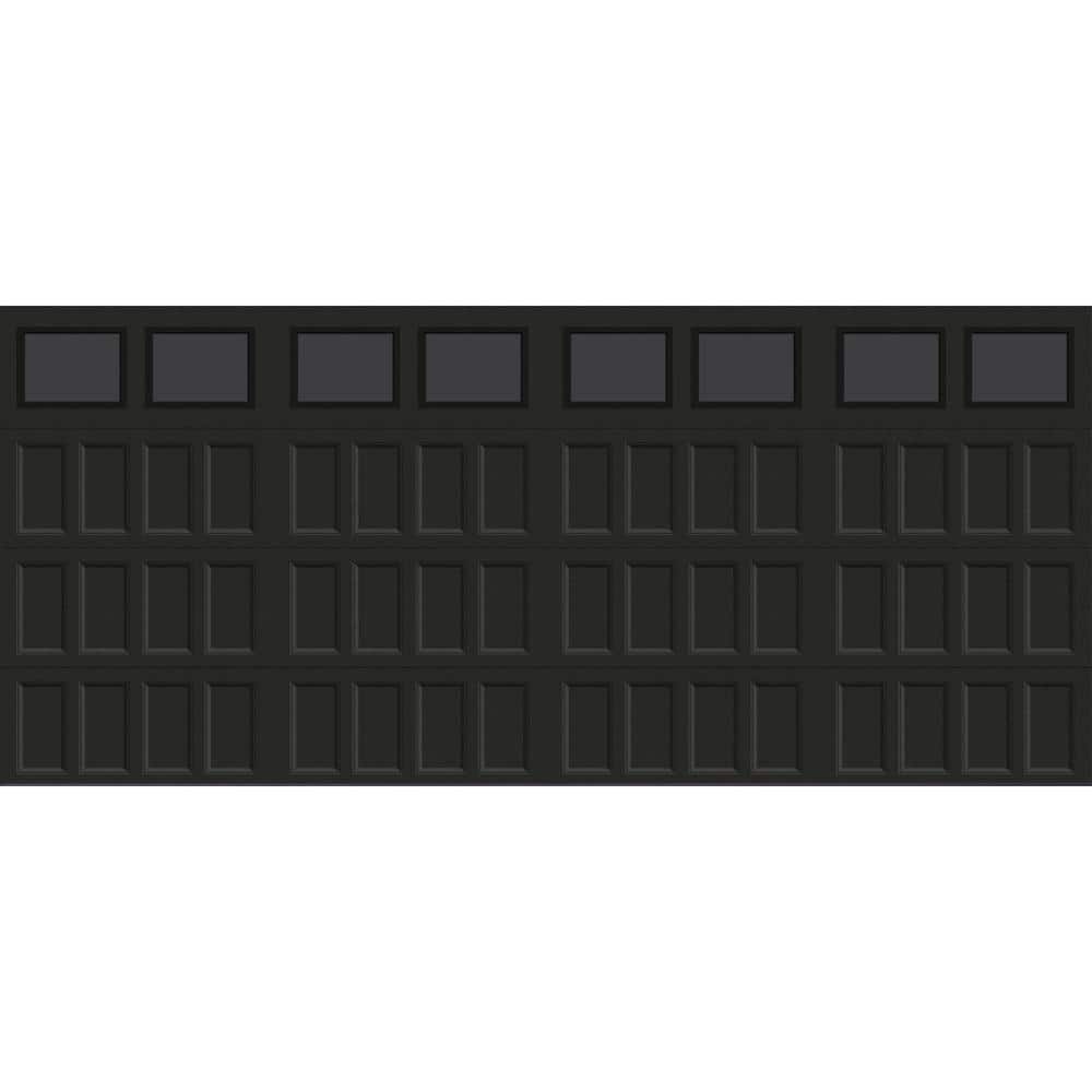 Clopay Bridgeport Steel Narrow Panel 16 ft. x 7 ft. Insulated 12.9 R ...