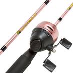 Turquoise 6 ft. Fiberglass Fishing Rod and Reel Combo - Portable 2 ...
