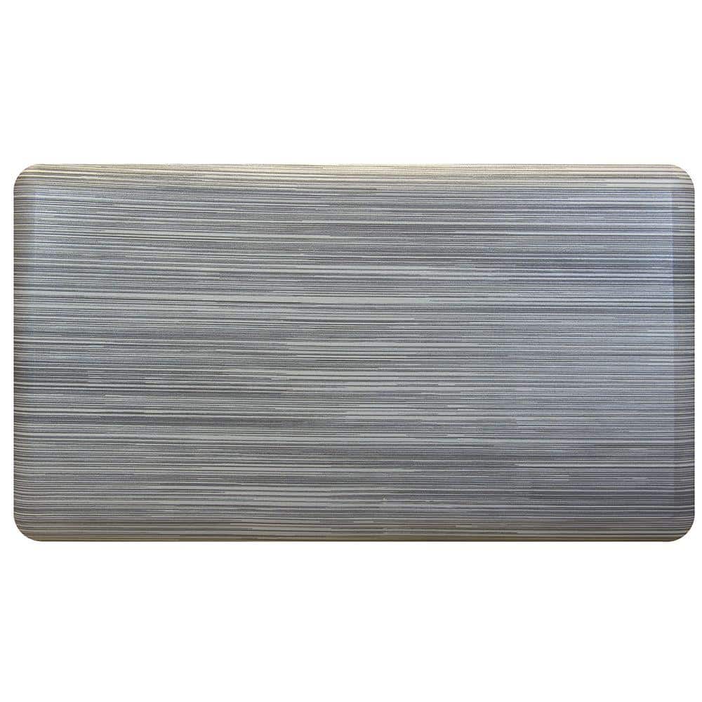 TrafficMaster 20 in. x 36 in. Stainless Steel Comfort Mat 60-447-1700 ...