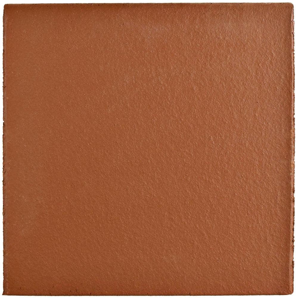 Merola Tile Quarry Bullnose Red 5-7/8 in. x 5-7/8 in. Satin Ceramic ...
