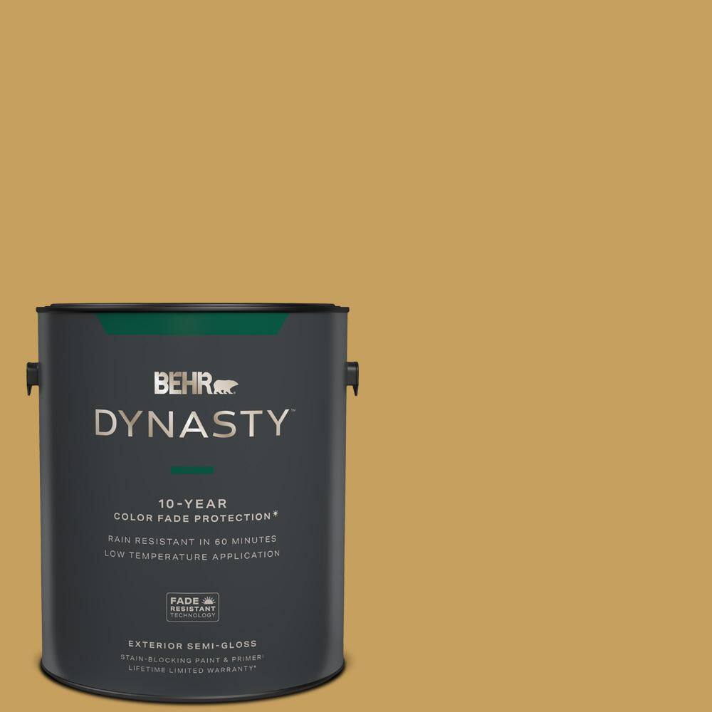 BEHR DYNASTY 1 gal. #M300-5 Ginger Jar Semi-Gloss Exterior Stain ...