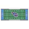 FANMATS Tennessee Titans 3 ft. x 6 ft. Football Field Rug Runner Rug ...